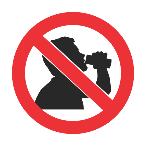 PR3 - No Drinking Sign | Safety Signs & Equipment