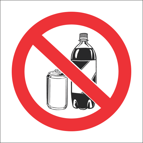 PR5 - No Beverages Sign | Safety Signs & Equipment