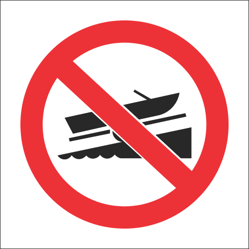 PR7 - No Boat Launching Sign | Safety Signs & Equipment