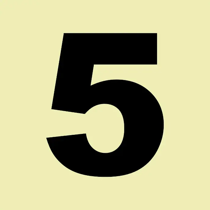 FL5 - Floor Number 5 - Black Photoluminescent Sign (Glow In The Dark ...