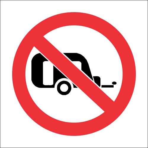 PR19 - No Caravans Sign | Safety Signs & Equipment