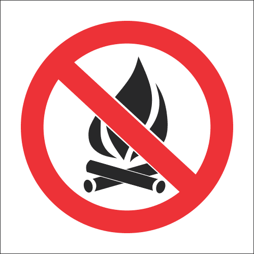 PR20 - No Fire Sign | Safety Signs & Equipment