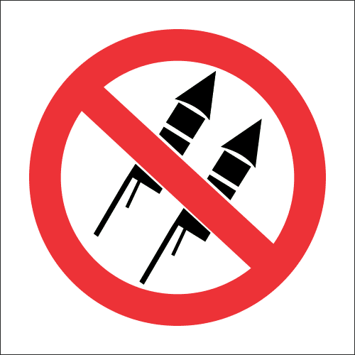 PR41 - No Fireworks Sign | Safety Signs & Equipment