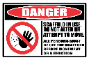 SC17 - Permission To Use Scaffold Sign | Safety Signs & Equipment