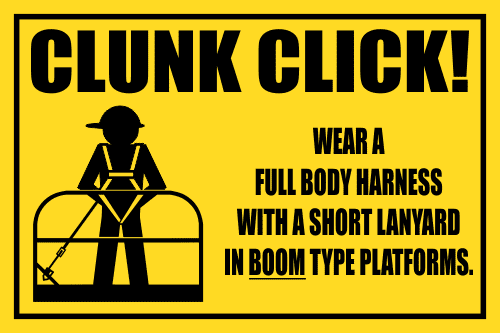 SC25 - Clunk Click Sign | Safety Signs & Equipment