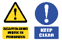 SC28 - Scaffold Laydown Area Sign | Safety Signs & Equipment