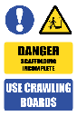 SC39 - Scaffolders Only Sign | Safety Signs & Equipment