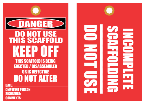 STU2 - Danger Keep Off Tag | Safety Signs & Equipment