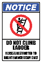 LD12 - Danger Do Not Overreach Sign | Safety Signs & Equipment