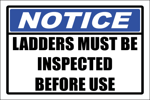 LD24 - ladders Must Be Inspected Sign | Safety Signs & Equipment