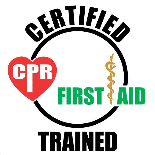 FA33 - Certified And Trained Sign | Safety Signs & Equipment