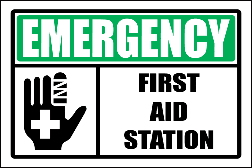 FA39 - Emergency First Aid Station Sign | Safety Signs & Equipment