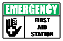 FA38 - Emergency Station Sign | Safety Signs & Equipment