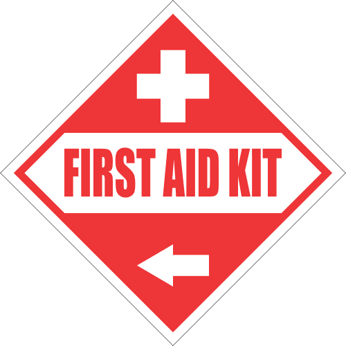 FA51 - First Aid Kit Left Sign | Safety Signs & Equipment