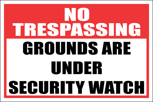 SE34 - No Trespassing Sign | Safety Signs & Equipment