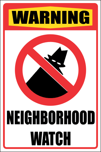 SE42 - Warning Neighborhood Watch Sign | Safety Signs & Equipment