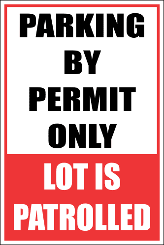 SE49 - Lot Is Patrolled Sign | Safety Signs & Equipment