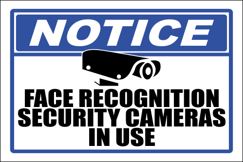 SE69 - Face Recognition Sign | Safety Signs & Equipment
