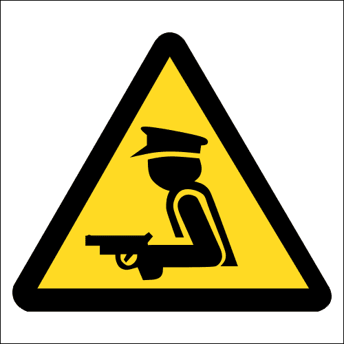 SE84 - Armed Security Guard Sign | Safety Signs & Equipment