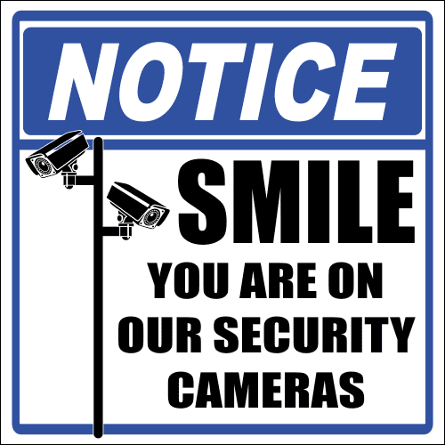 SE90 - Notice Smile Sign | Safety Signs & Equipment