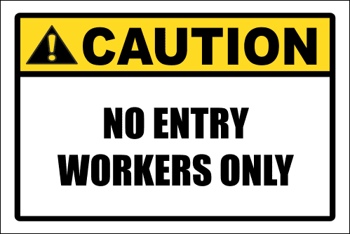 SE99 - Caution No Entry Sign | Safety Signs & Equipment