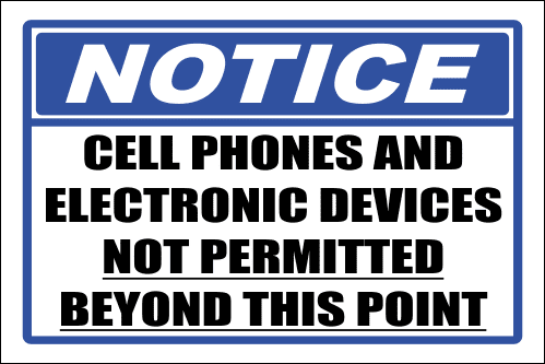 SE101 - Notice Not Permitted Sign | Safety Signs & Equipment