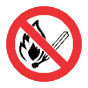 HZC-PV2 - No Open Flame Hazchem Warning Sign | Safety Signs & Equipment