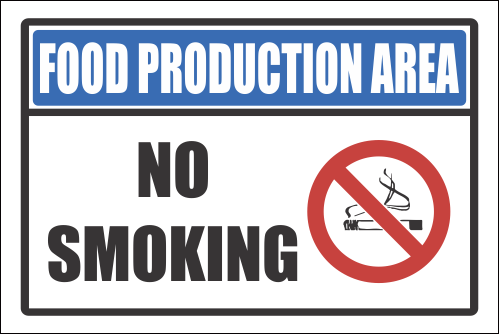 H8 - Food Production Area Sign | Safety Signs & Equipment