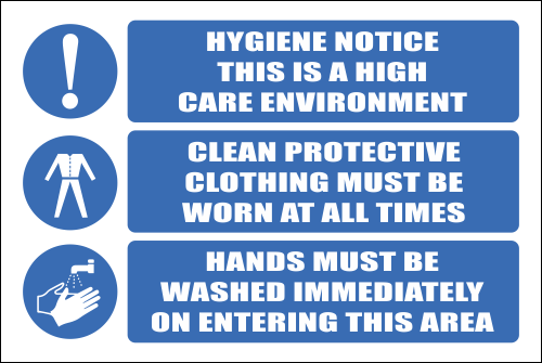H12 - Hygiene Notice Sign | Safety Signs & Equipment