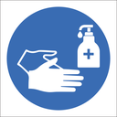 H28 - Sanitising Of Hands Is Mandatory Sign | Safety Signs & Equipment