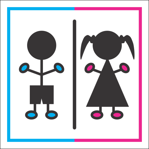 T26 - Girls And Boys Toilet Sign | Safety Signs & Equipment