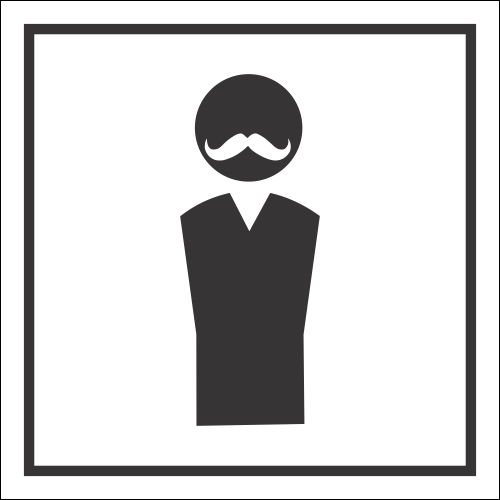 T45 - Male Classic Toilet Sign | Safety Signs & Equipment