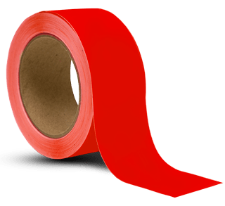 Floor Marking Tape 72mmx30m - Red | Safety Signs & Equipment