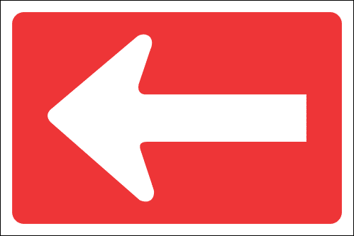 R4.1 - One-Way Left Road Sign | Safety Signs & Equipment