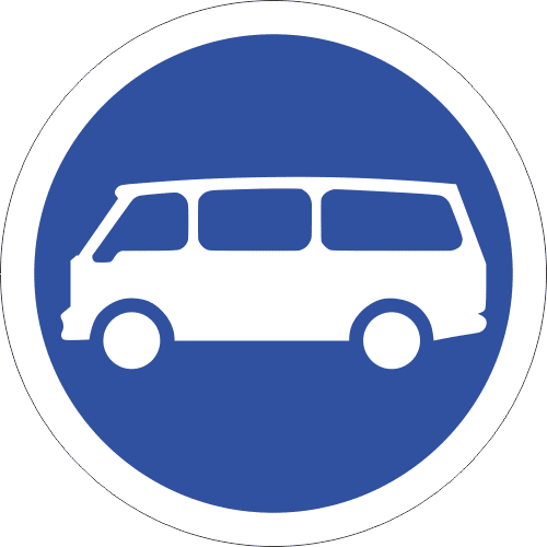 R119 - Mini Buses Only Road Sign | Safety Signs & Equipment
