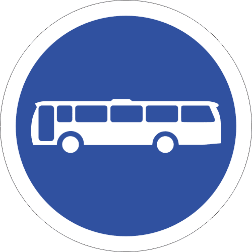 R121 - Busses Only Road Sign | Safety Signs & Equipment