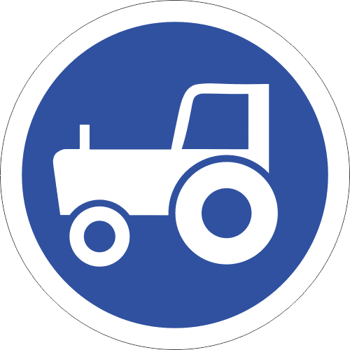 R130 - Agricultural Vehicles Only Road Sign | Safety Signs & Equipment
