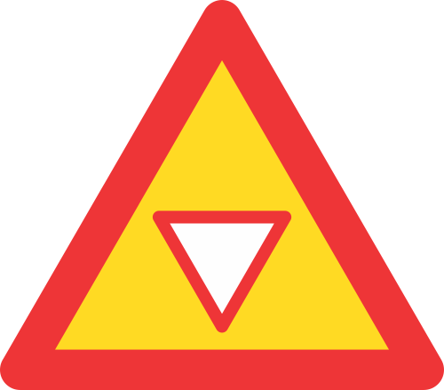 TW303 - Temporary Traffic Yield Control Ahead Road Sign | Safety Signs ...