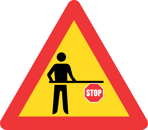 TW305 - Temporary Scholar Patrol Ahead Road Sign | Safety Signs & Equipment