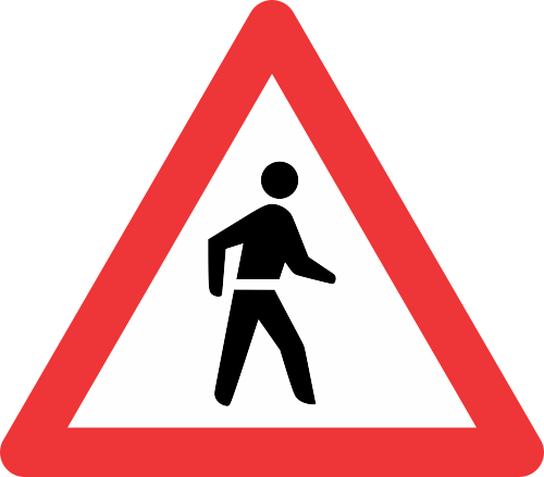 W307 - Pedestrian Road Sign | Safety Signs & Equipment