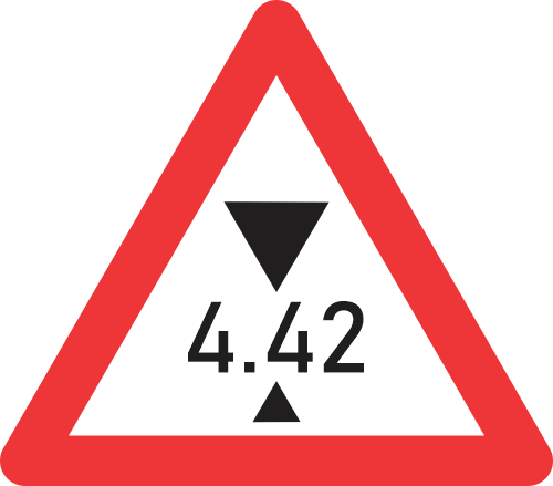 W320 - Height Restricted Road Sign | Safety Signs & Equipment