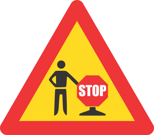 TW343 - Temporary "Stop/Go" Control Ahead Road Sign | Safety Signs ...