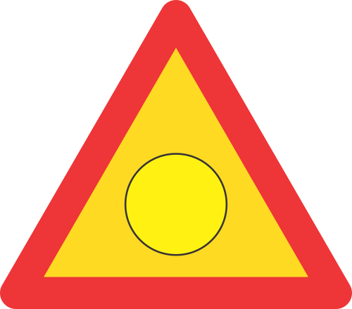 TW346 - Temporary Emergency Flashing Light Road Sign | Safety Signs ...