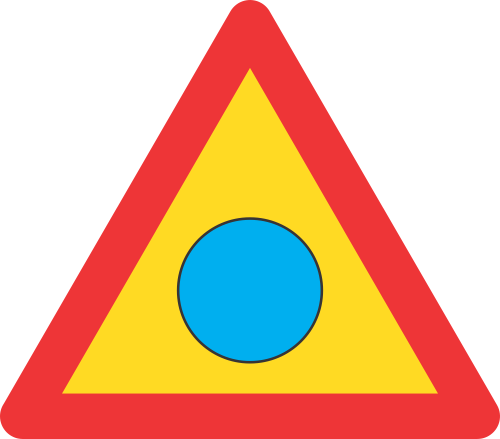 TW347 - Temporary Police Flashing Light Road Sign | Safety Signs ...