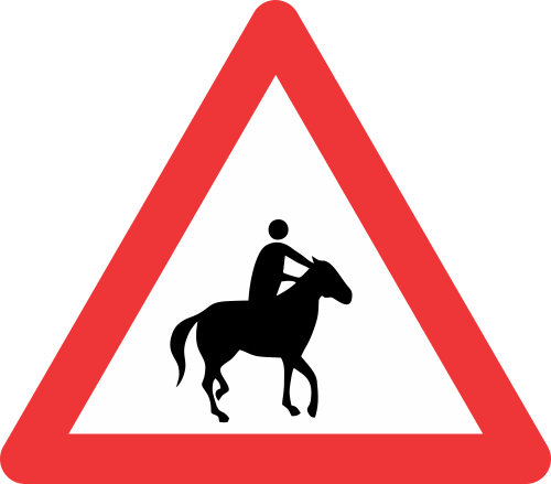 W356 - Horse & Rider Road Sign | Safety Signs & Equipment