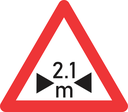 TW360 - Temporary Width Restriction Road Sign | Safety Signs & Equipment