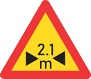 W360 - Width Restriction Road Sign | Safety Signs & Equipment