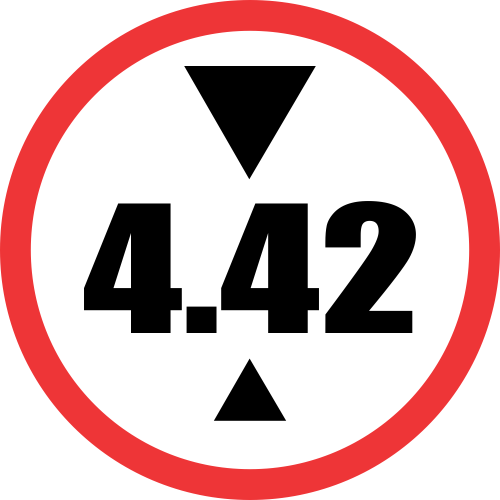 R204 - Height Limit Road Sign | Safety Signs & Equipment