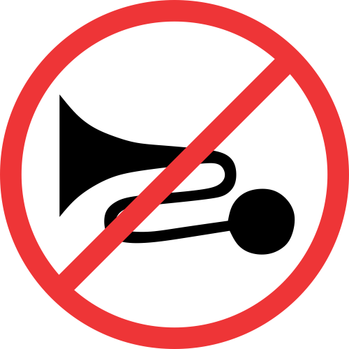 R206 - No Excessive Noise Road Sign | Safety Signs & Equipment