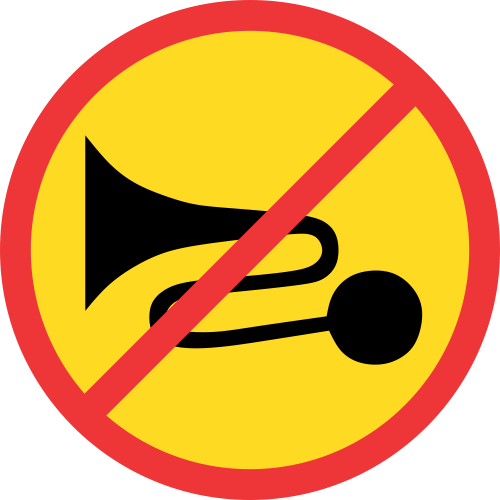 TR206 - Temporary No Excessive Noise Road Sign | Safety Signs & Equipment
